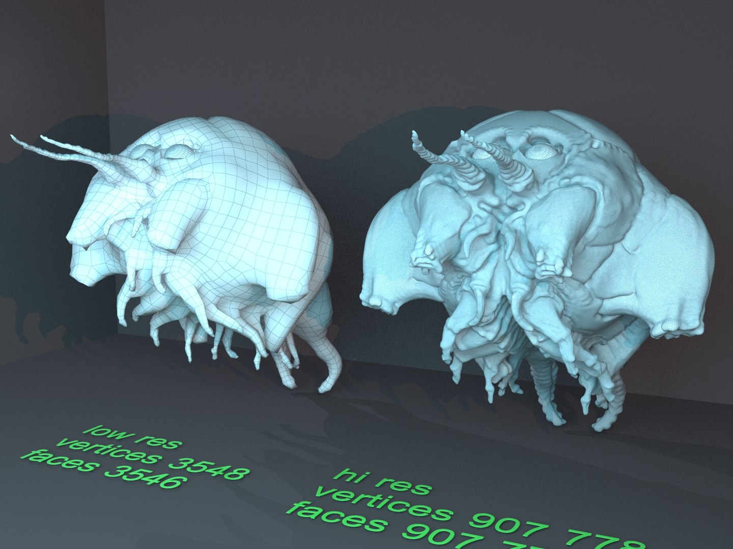 3D Alien Insect Creature Model - TurboSquid 1613425