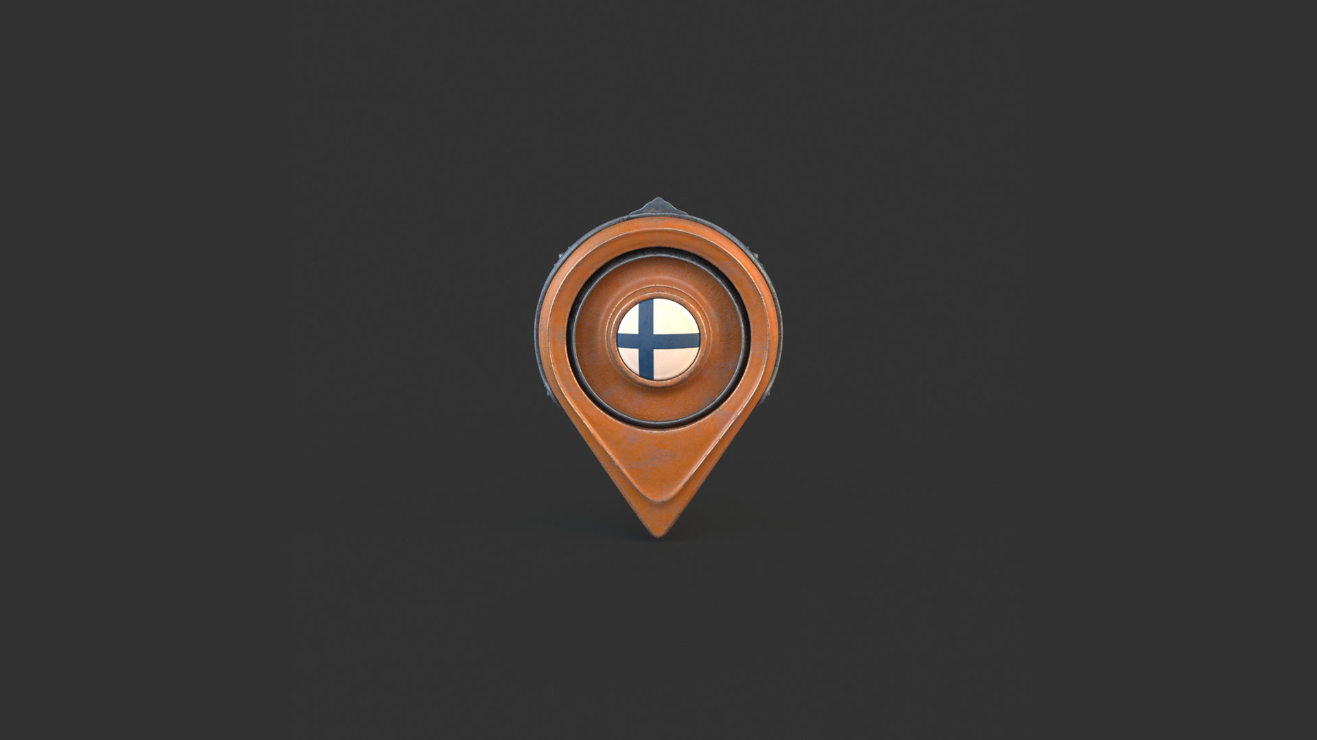 3D Finland Flag Icon - TurboSquid 2063118