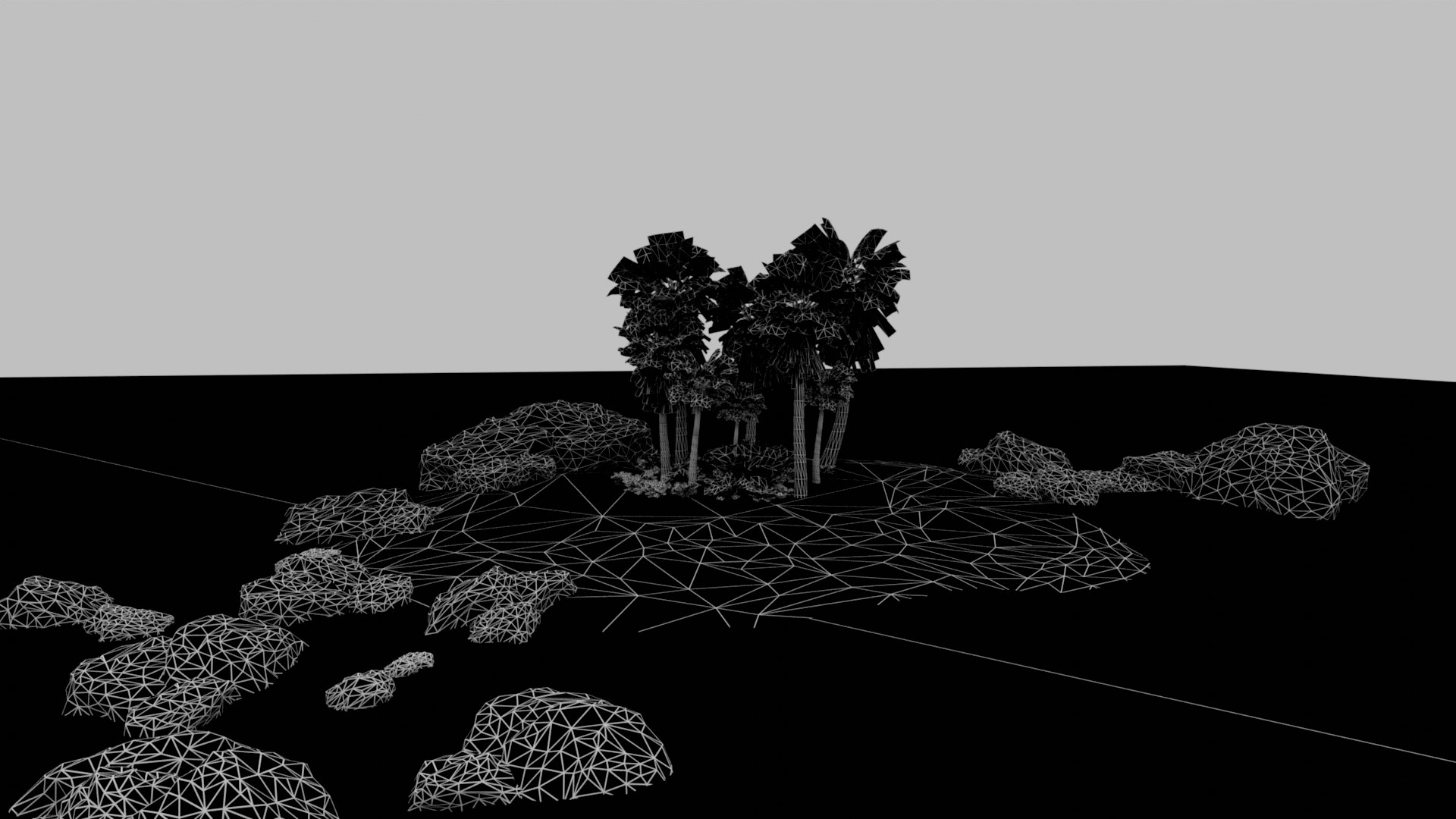 3D Island Scene Palm - TurboSquid 1641385