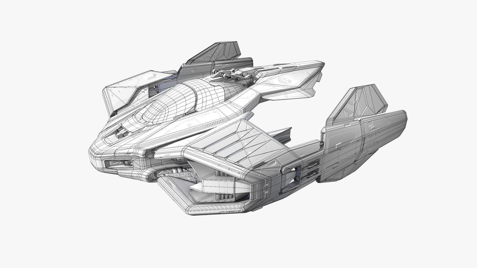 RAIDER Fighter 3D Model - TurboSquid 2388457