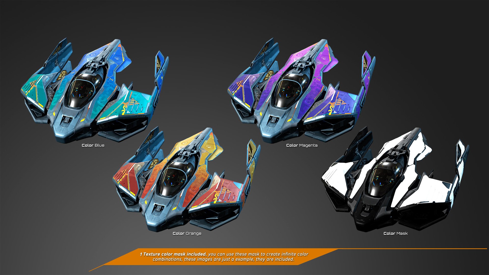 RAIDER Fighter 3D Model - TurboSquid 2388457