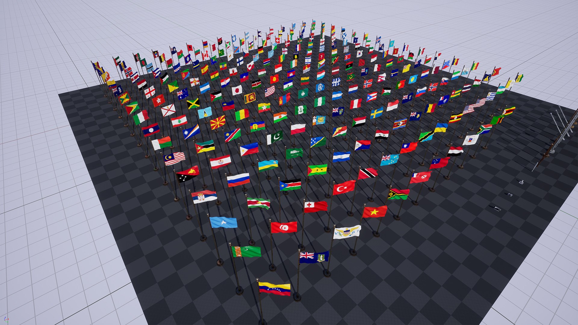 Flags Package 250 Flags 3D Model - TurboSquid 1984000