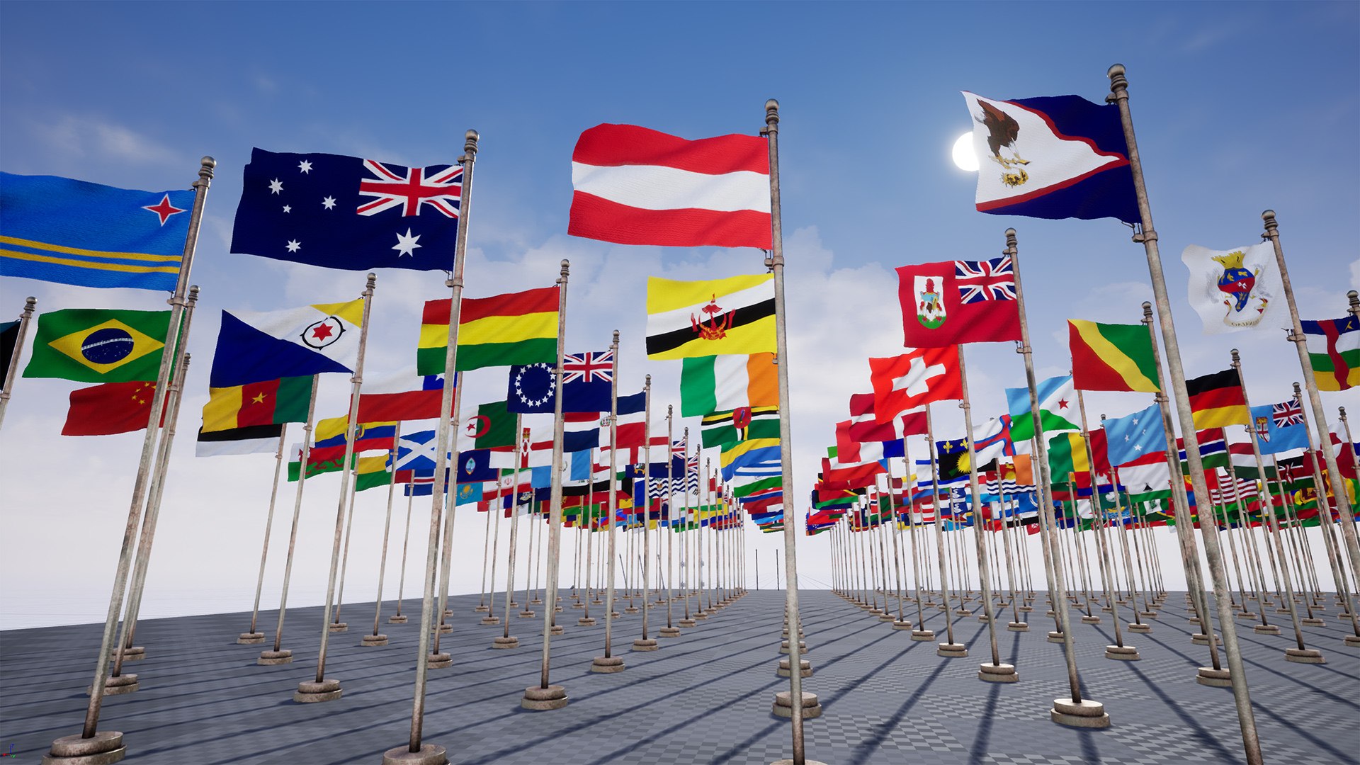 Flags Package 250 Flags 3D Model - TurboSquid 1984000