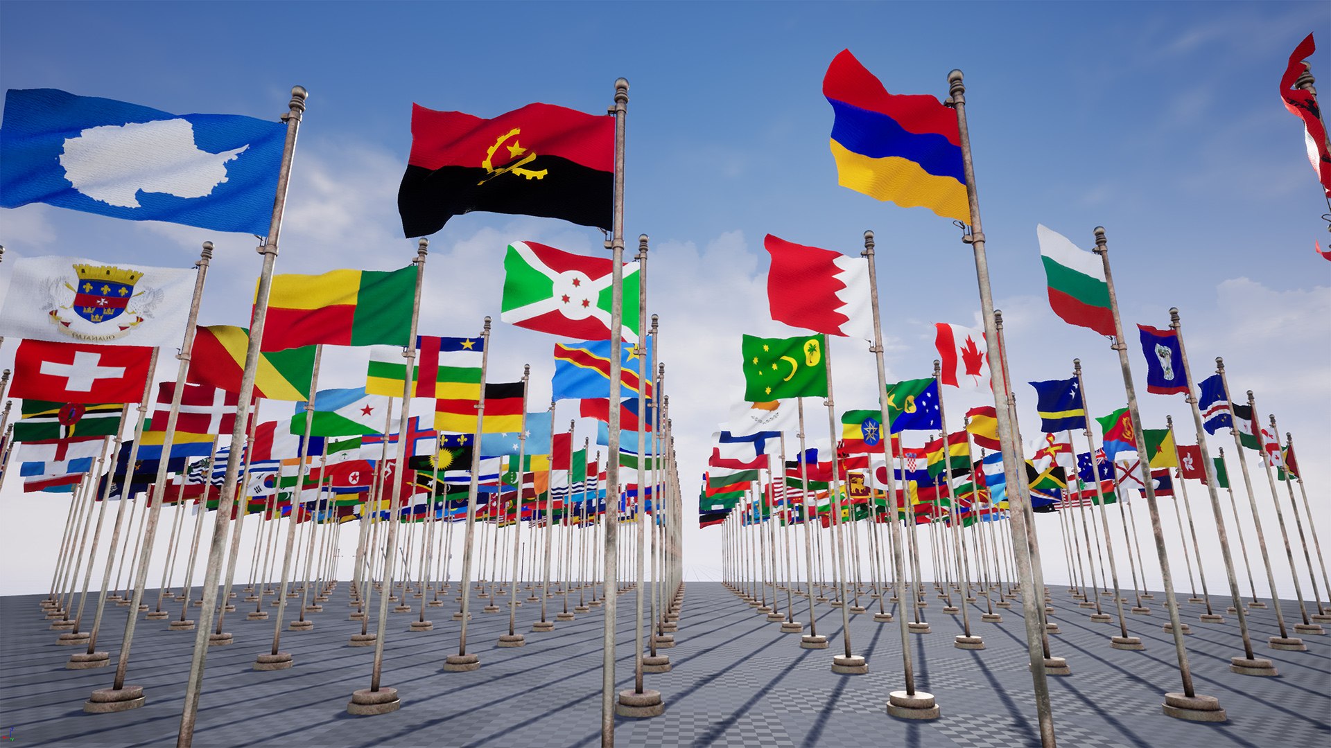 Flags Package 250 Flags 3D Model - TurboSquid 1984000