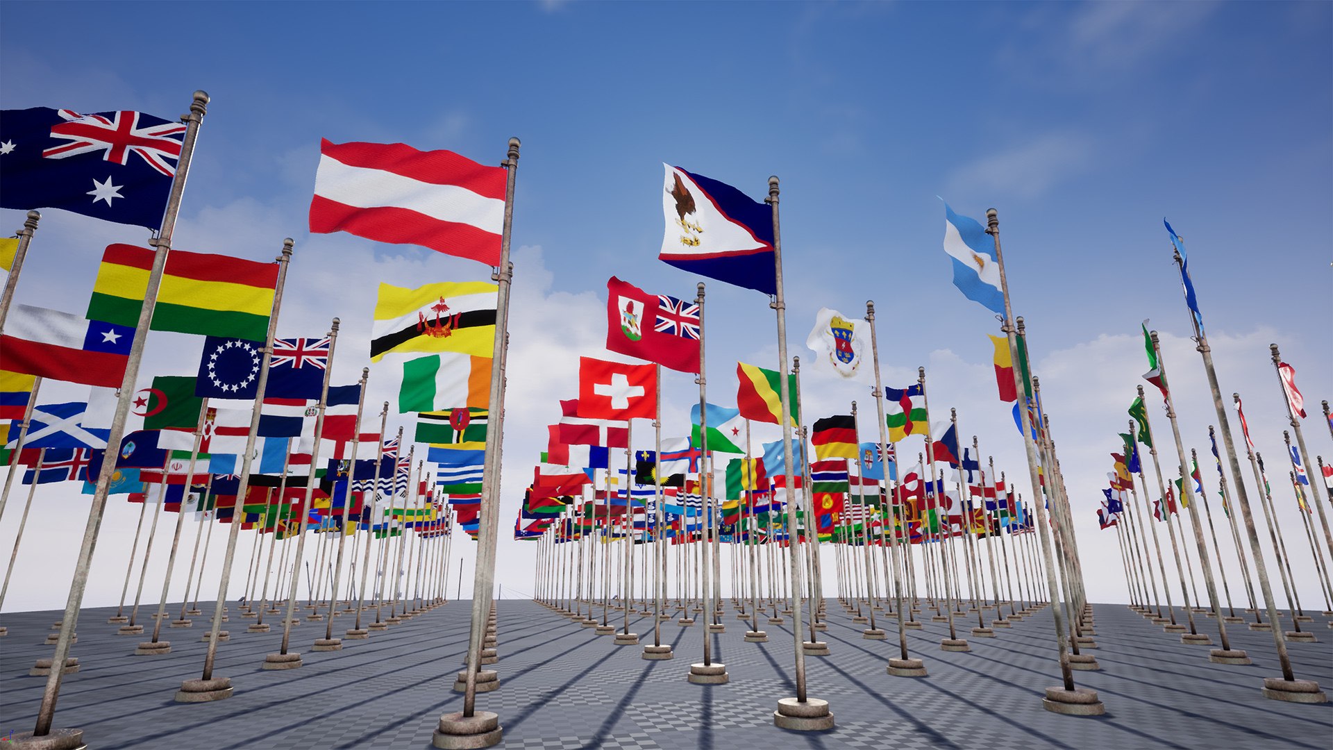 Flags Package 250 Flags 3D Model - TurboSquid 1984000