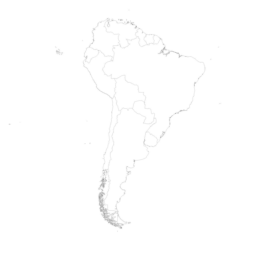 South America Model - TurboSquid 1409651