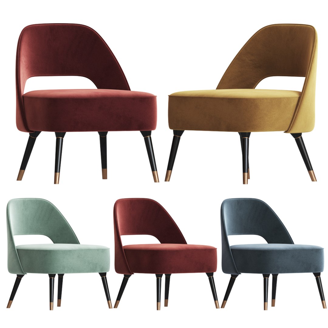 3D collins chair essential home model - TurboSquid 1549571