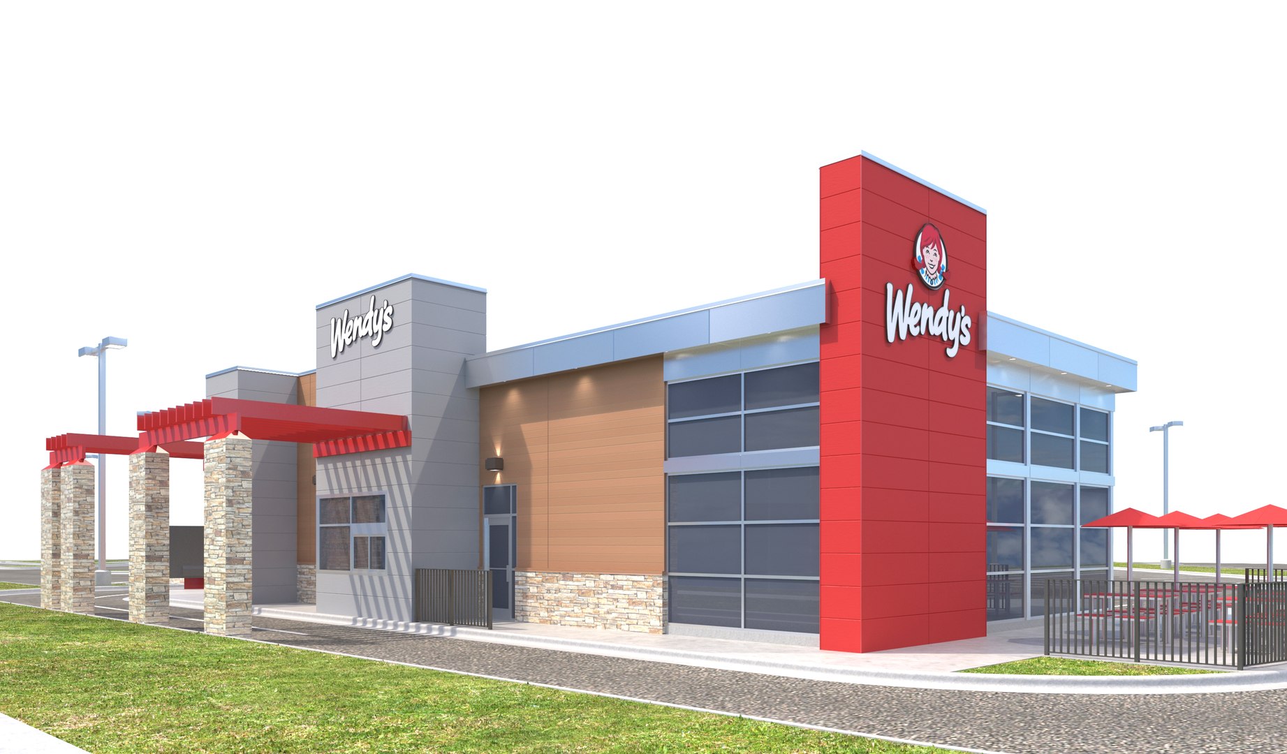 3D wendy site model - TurboSquid 1301703