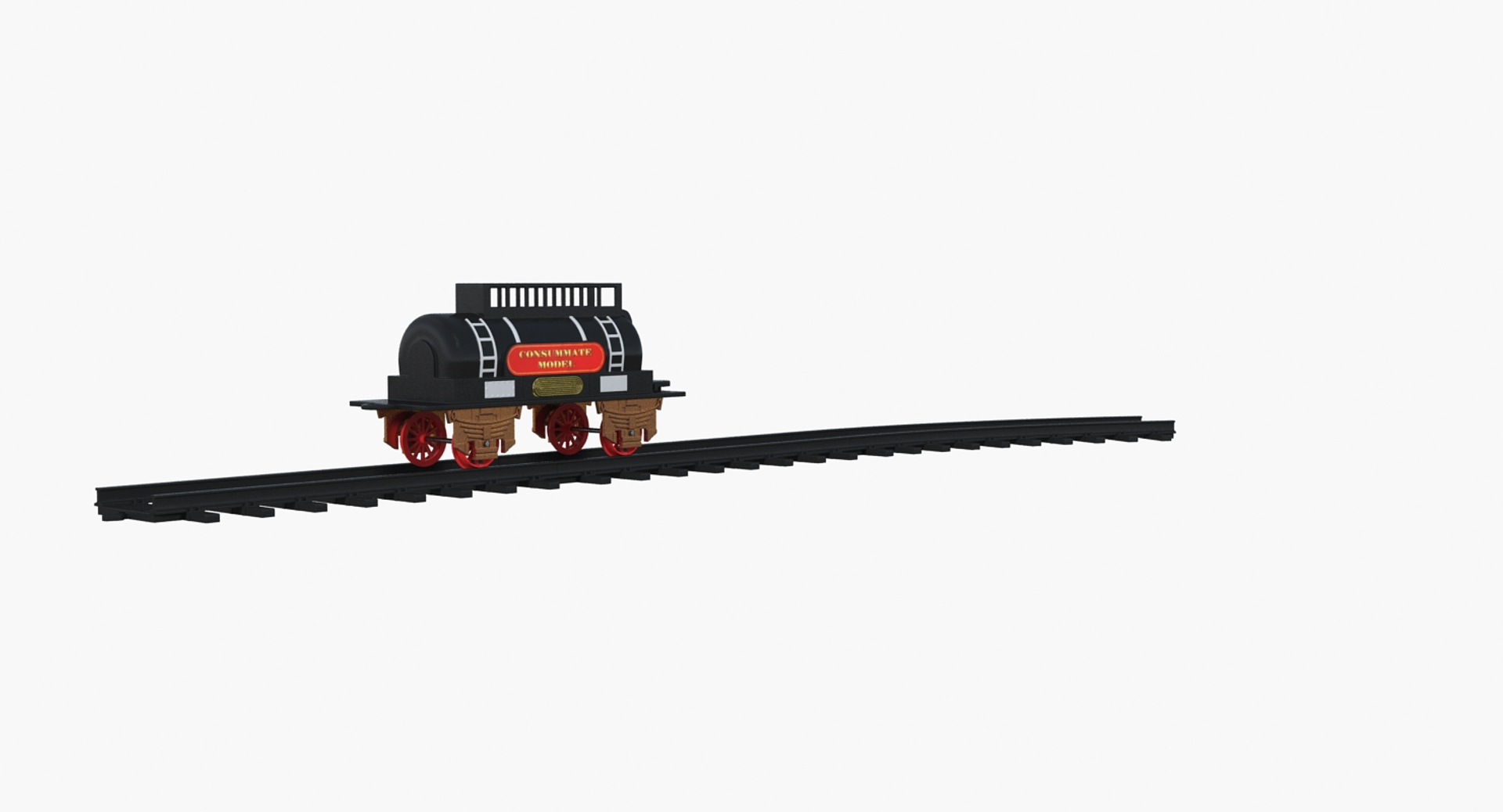 Toy Train Tank Rails 3D Model - TurboSquid 1336121