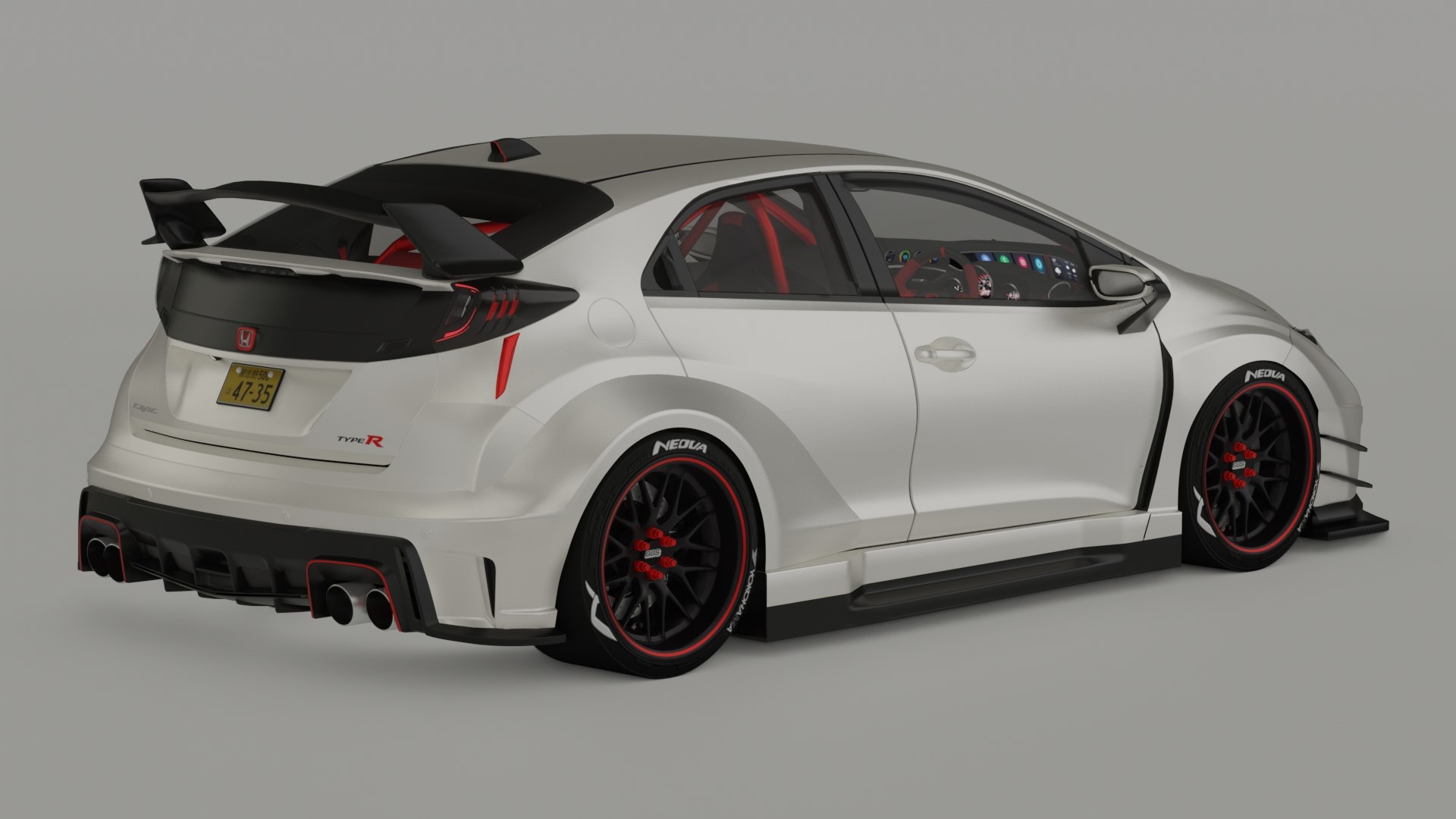 Civic Type R 2015 3D - TurboSquid 2024918