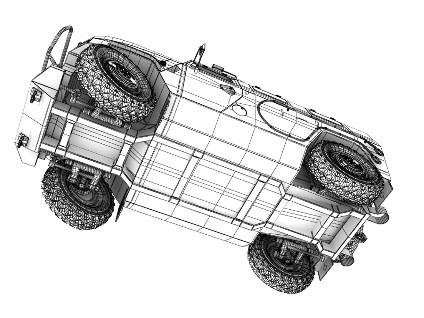 Gaz Tigr 3D Model - TurboSquid 1448946