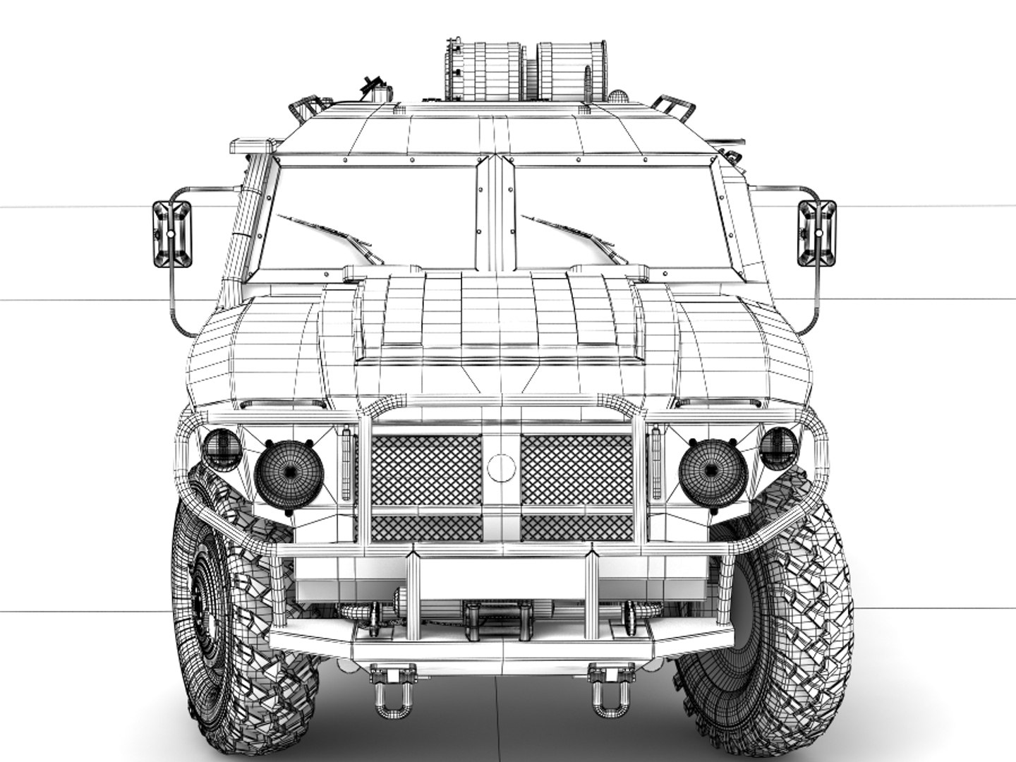 Gaz Tigr 3D Model - TurboSquid 1448946
