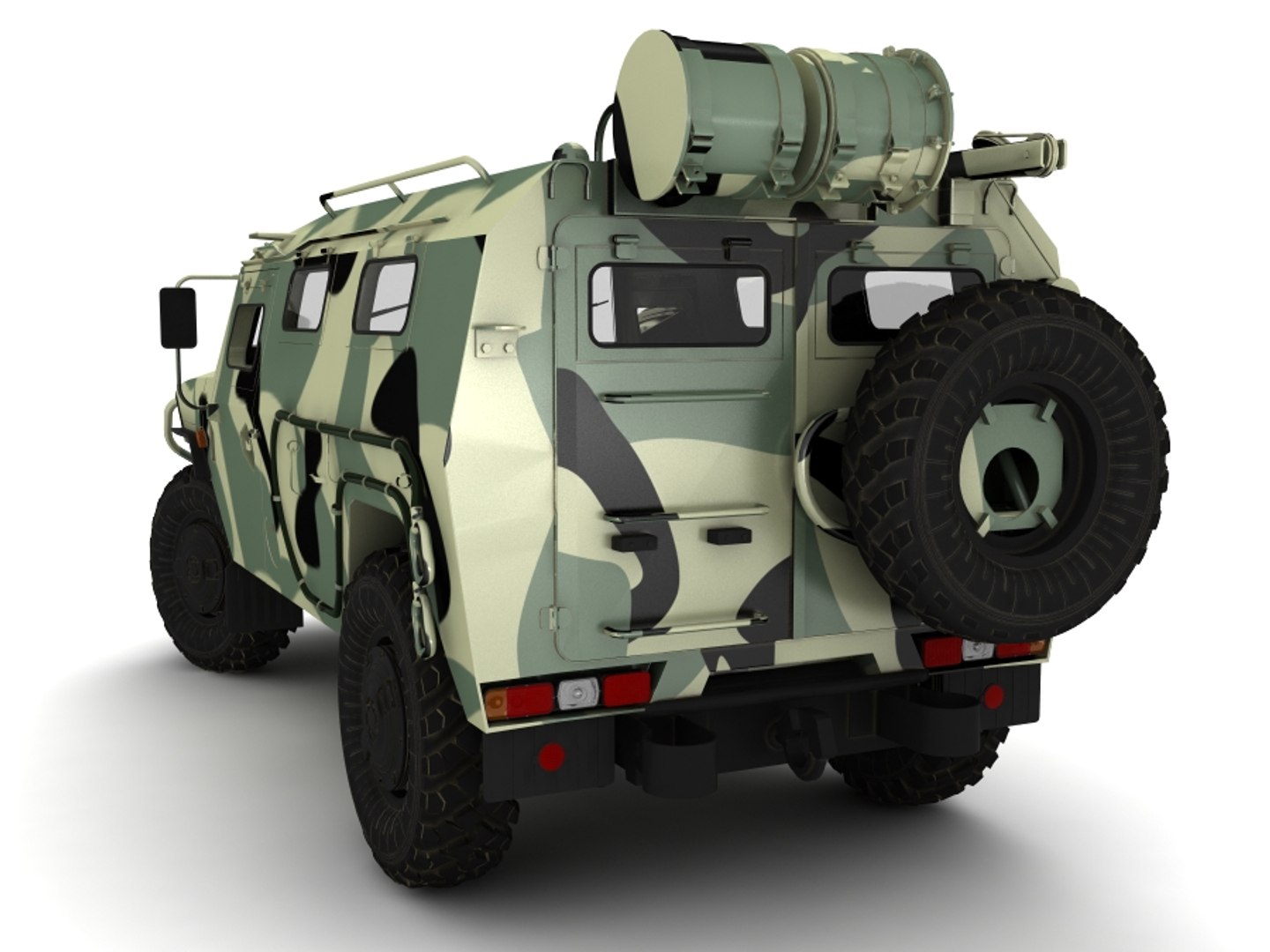 Gaz Tigr 3D Model - TurboSquid 1448946