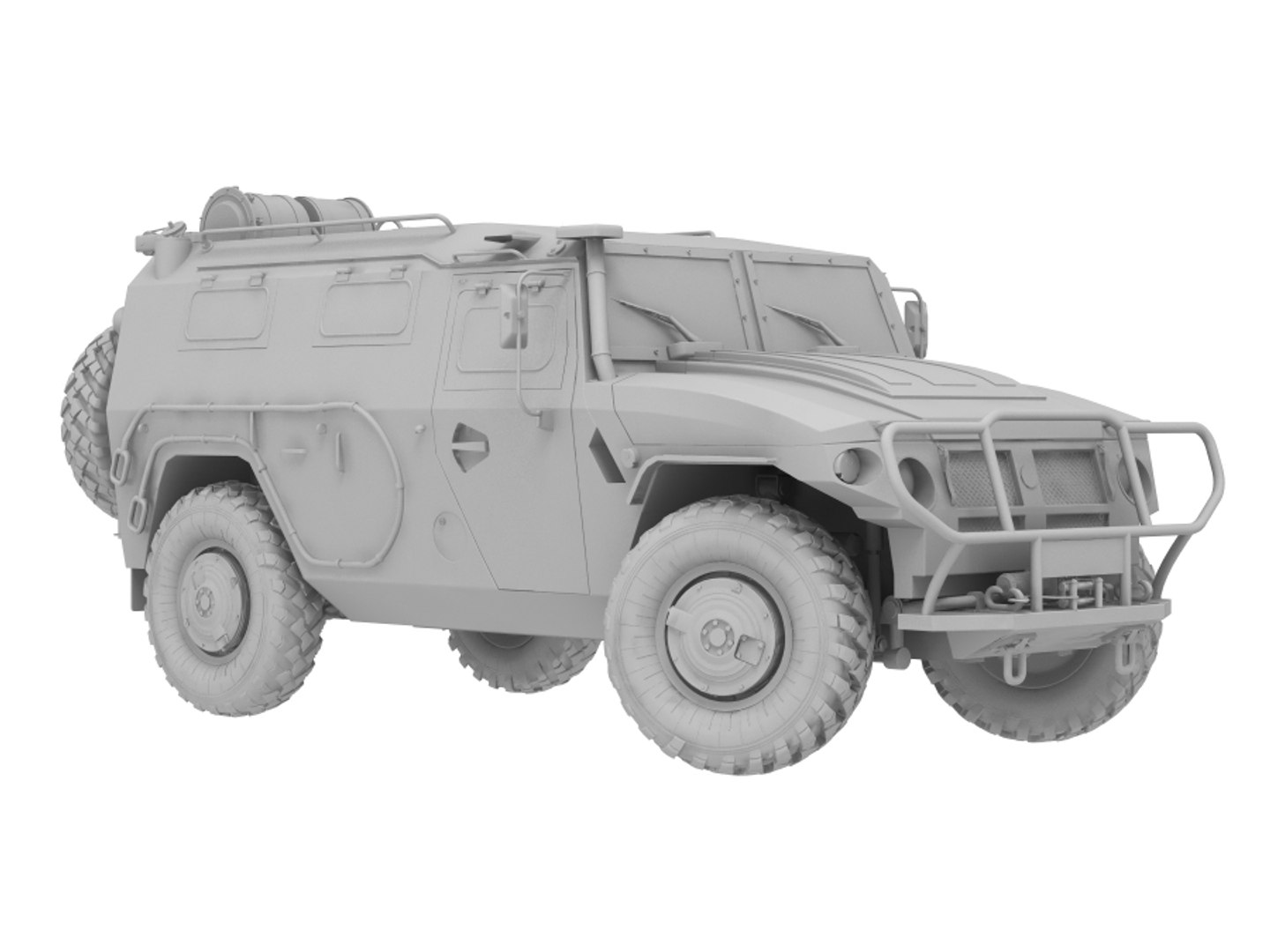 Gaz tigr 3D model - TurboSquid 1448946