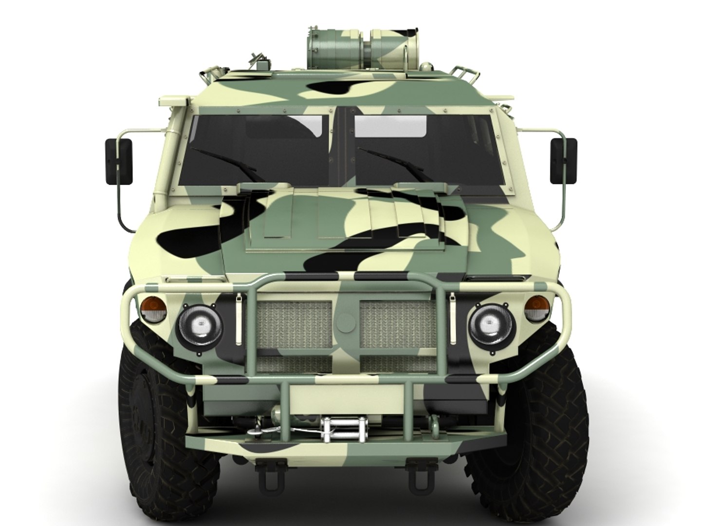 Gaz Tigr 3D Model - TurboSquid 1448946