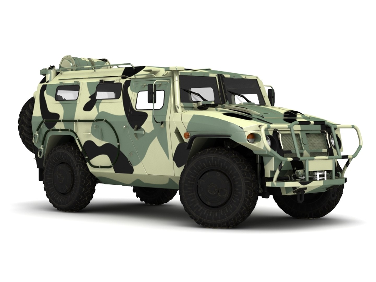 Gaz Tigr 3D Model - TurboSquid 1448946