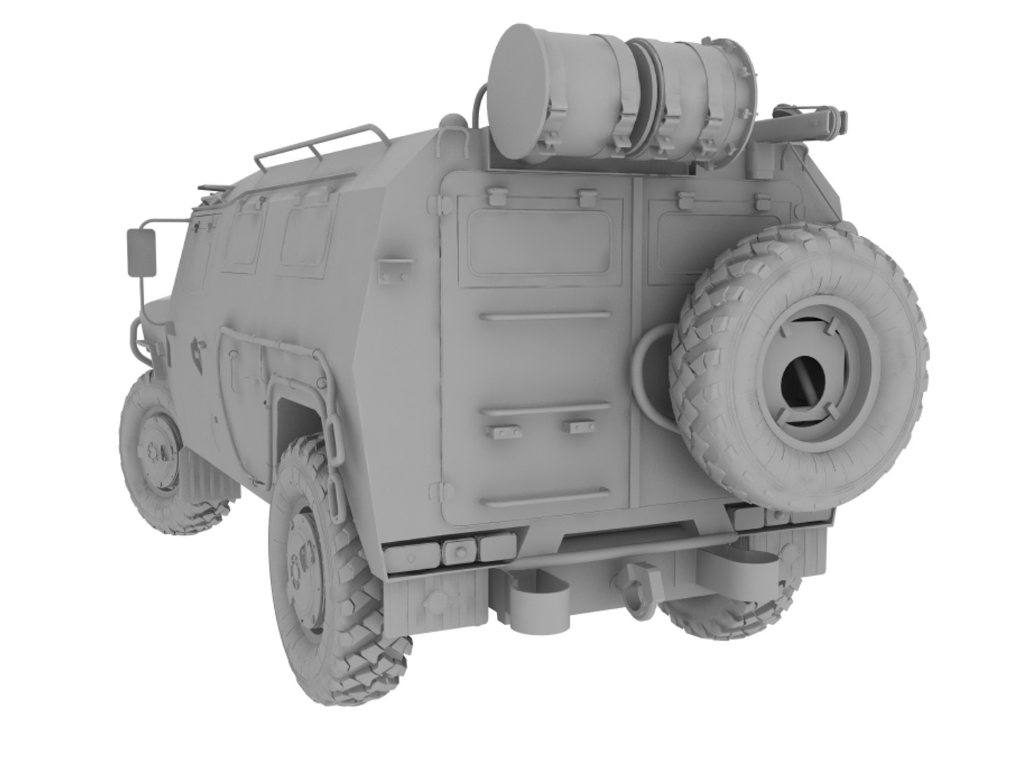 Gaz Tigr 3D Model - TurboSquid 1448946
