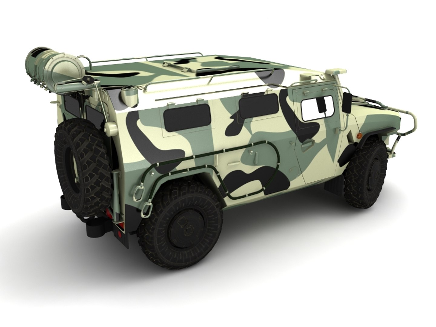 Gaz Tigr 3D Model - TurboSquid 1448946