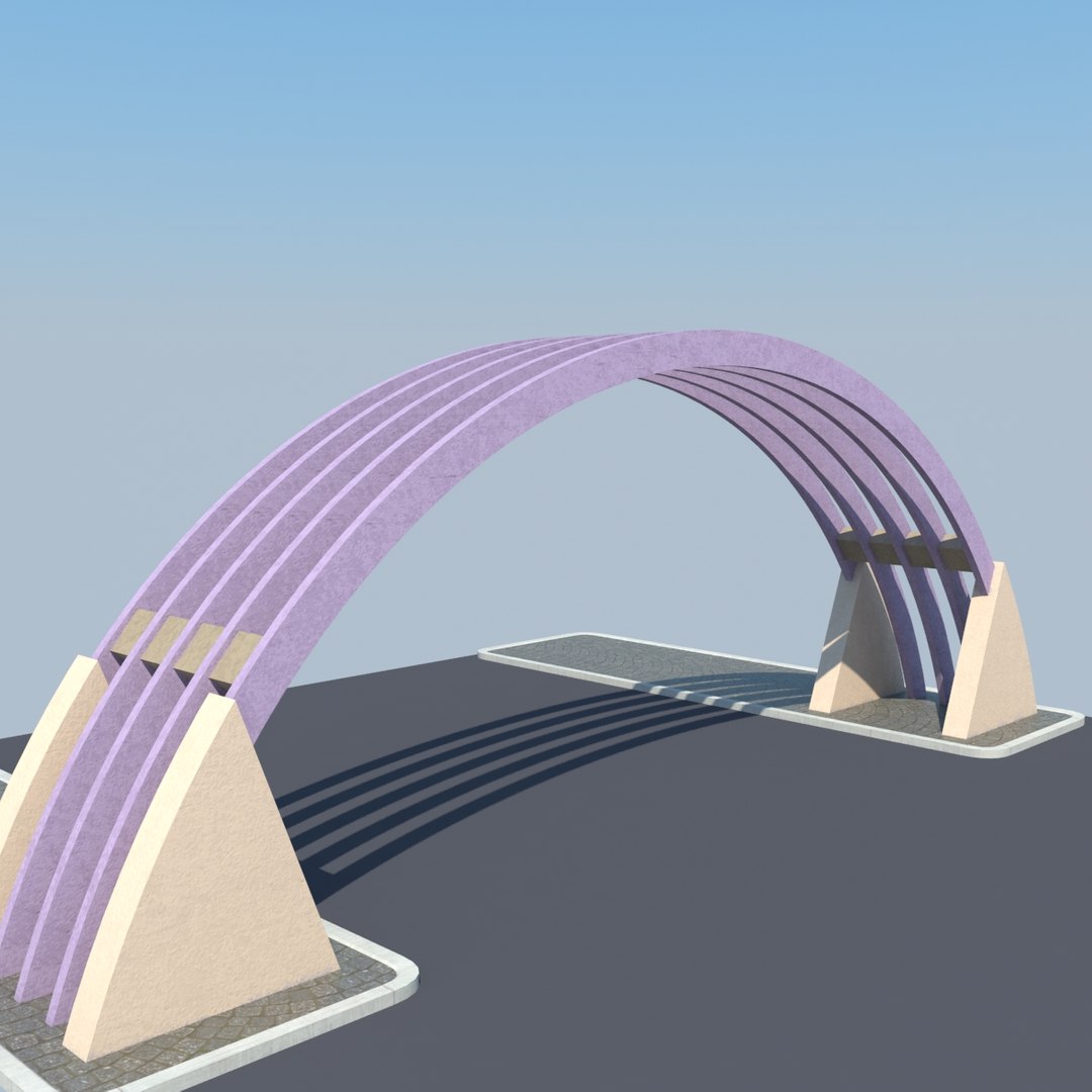 Free Gate Entrance 3d Model