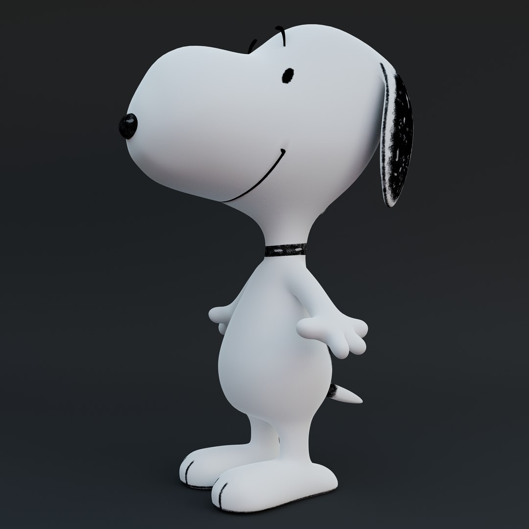 Snoopy Classic Rigged Low-poly 3D Model - TurboSquid 1811298