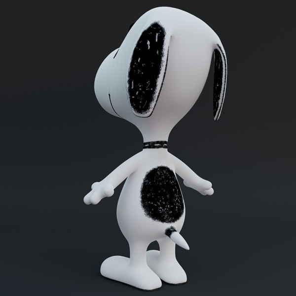 modelo 3d Modelo 3D Snoopy Classic Rigged Low-poly - TurboSquid 1811298