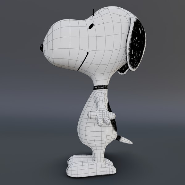 Snoopy Classic Rigged Low-poly 3D model - TurboSquid 1811298