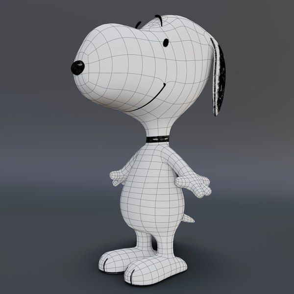 modelo 3d Modelo 3D Snoopy Classic Rigged Low-poly - TurboSquid 1811298