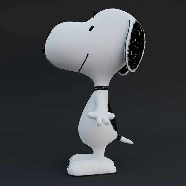 modelo 3d Modelo 3D Snoopy Classic Rigged Low-poly - TurboSquid 1811298