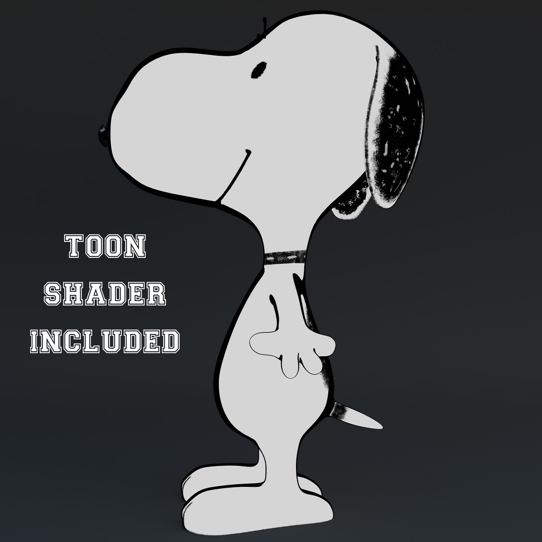 Snoopy Classic Rigged Low-poly 3D Model - TurboSquid 1811298