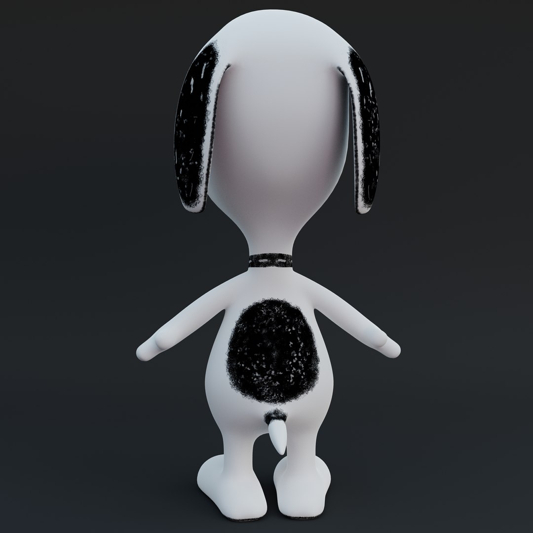 Snoopy Classic Rigged Low-poly 3D Model - TurboSquid 1811298