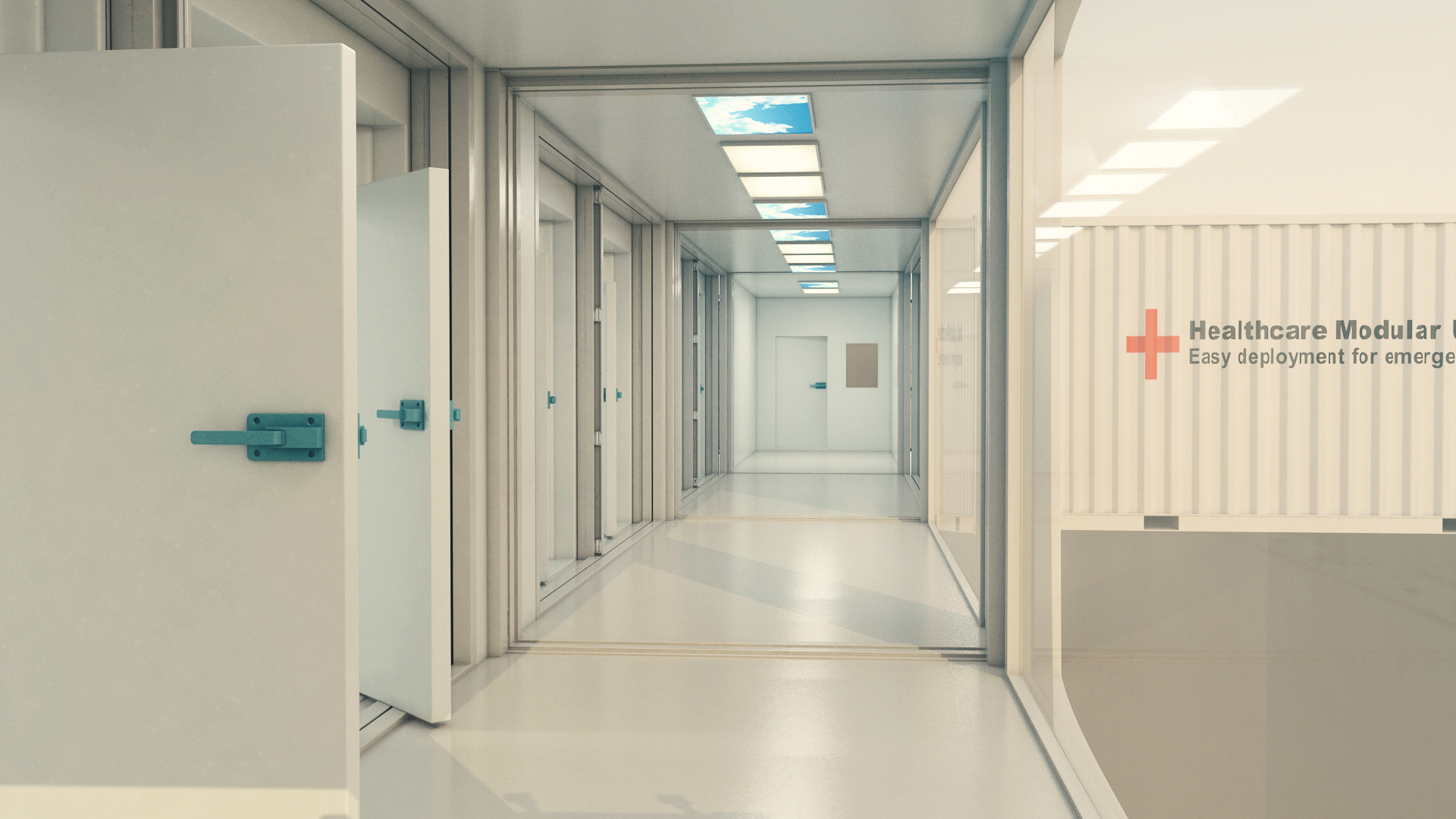 Modular hospital 3D model - TurboSquid 1686344