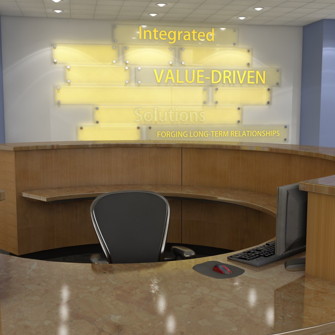 3d Model Corporate Lobby