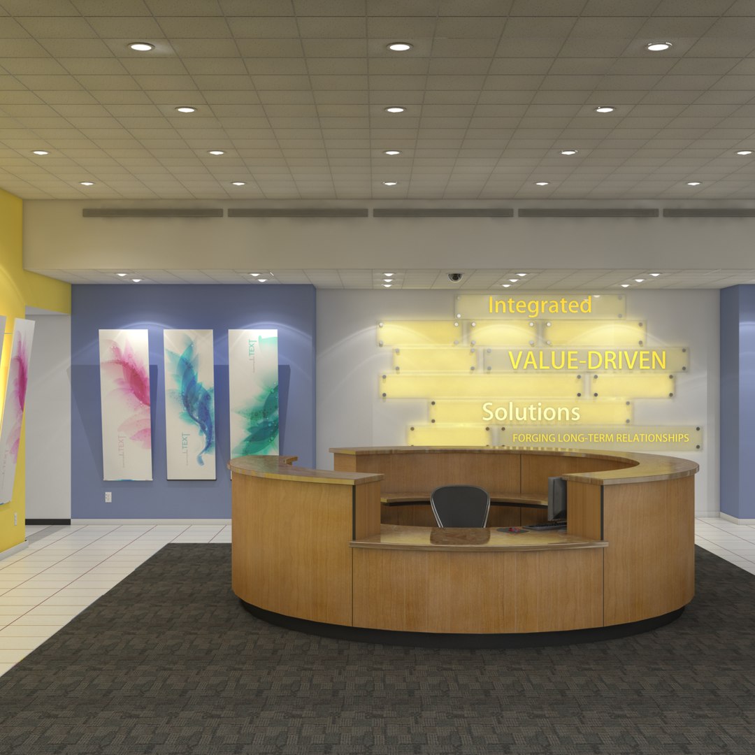 3d Model Corporate Lobby