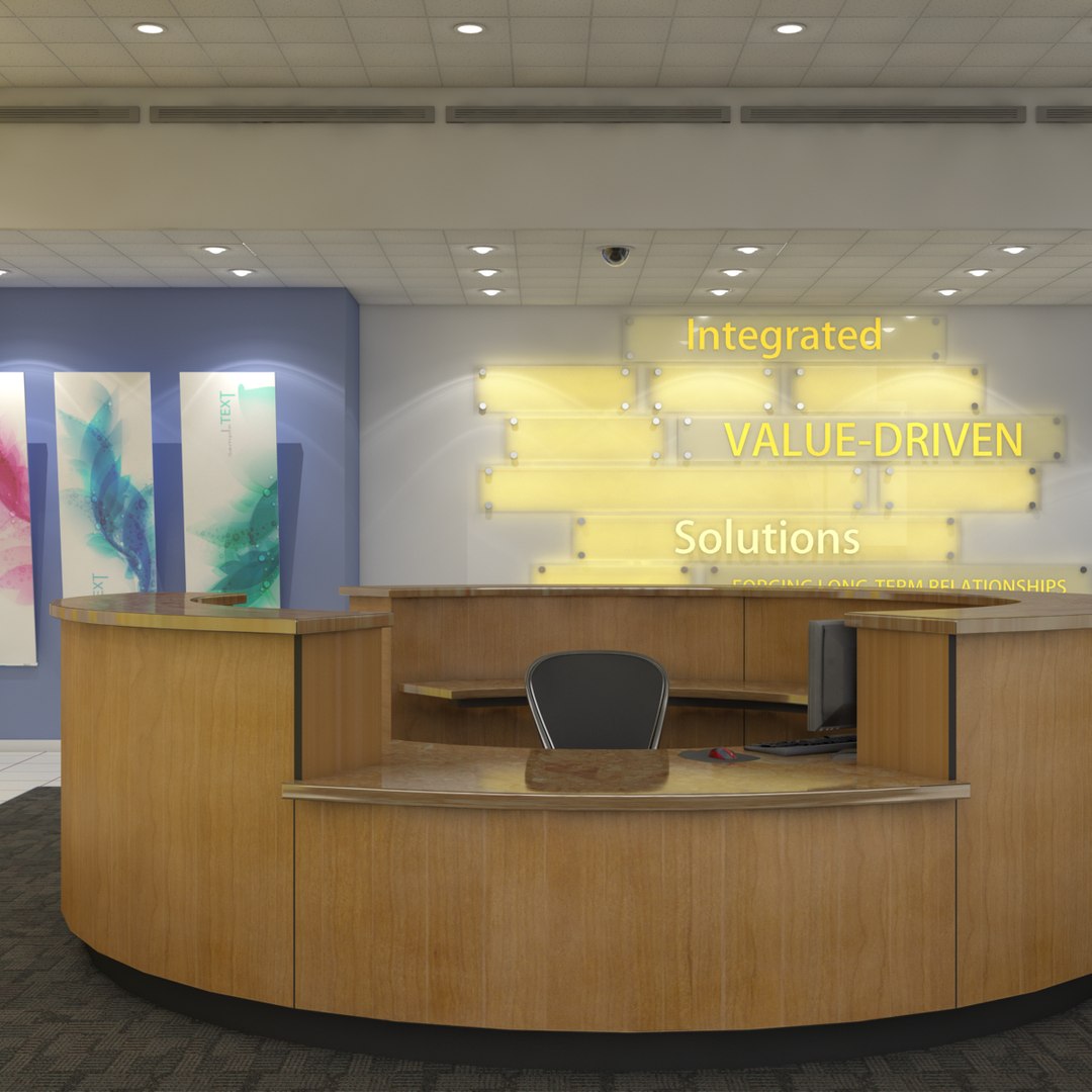 3d Model Corporate Lobby