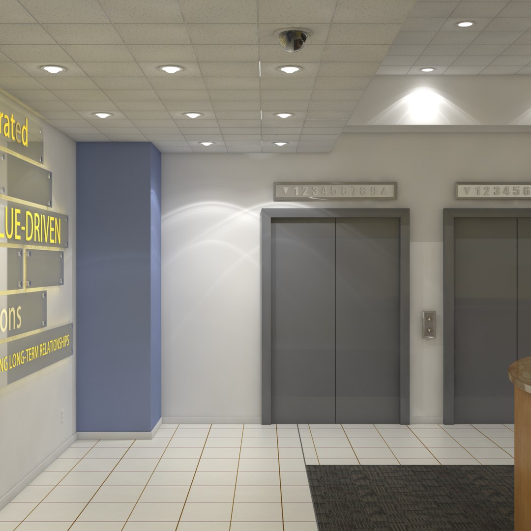 3d Model Corporate Lobby