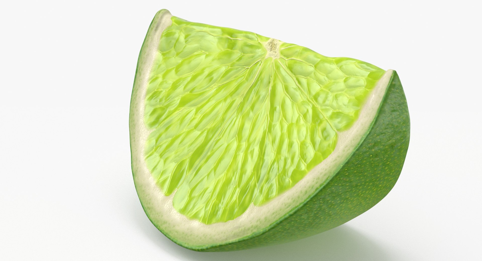 Prop 26 Lime Wedge 3D Model - TurboSquid 2146926