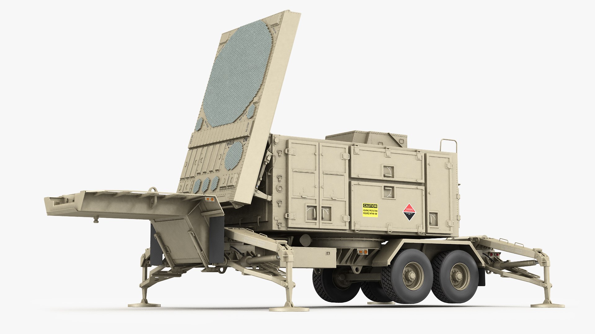 Mpq-53 radar 3D model - TurboSquid 1452863