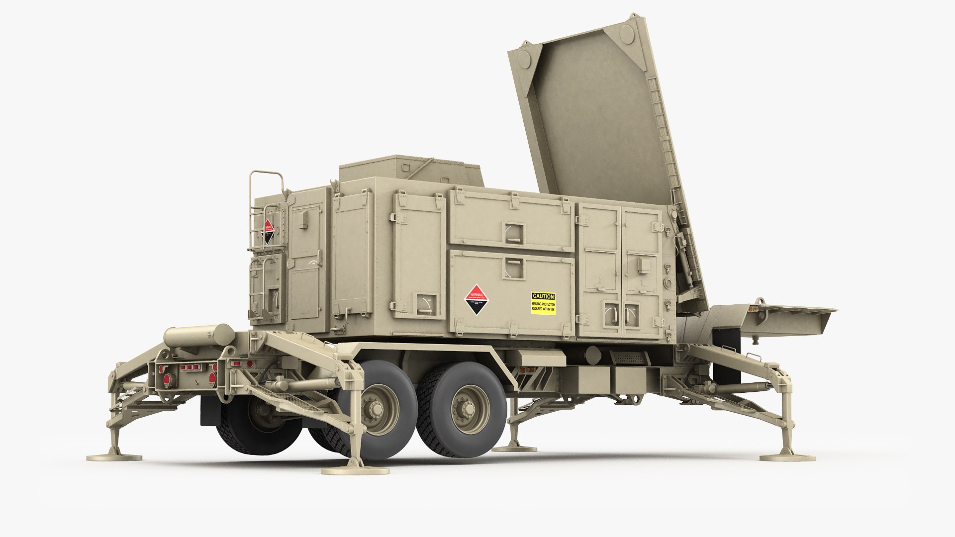 Mpq-53 radar 3D model - TurboSquid 1452863
