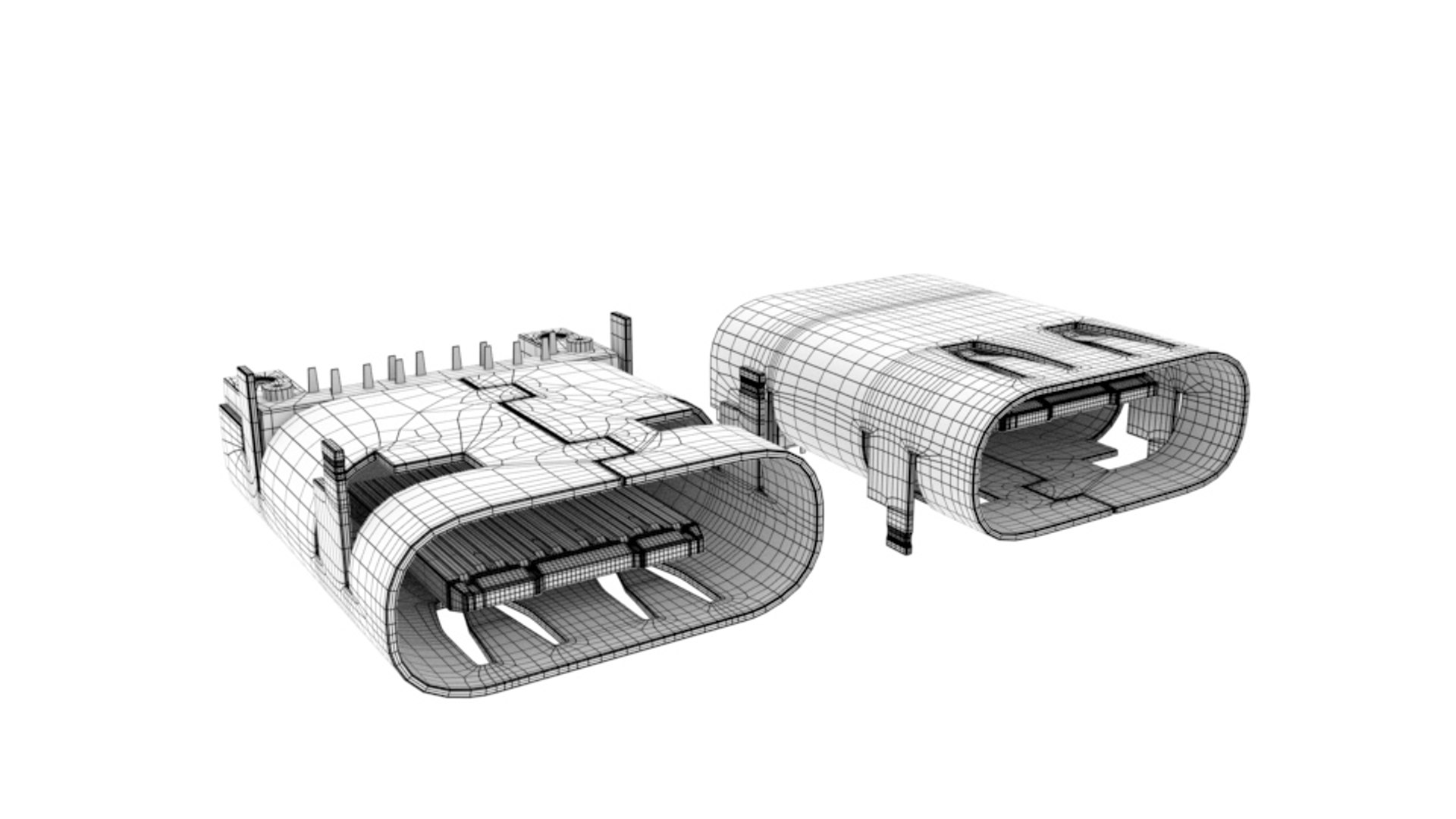Usb 3 1 Type Model - TurboSquid 1487260