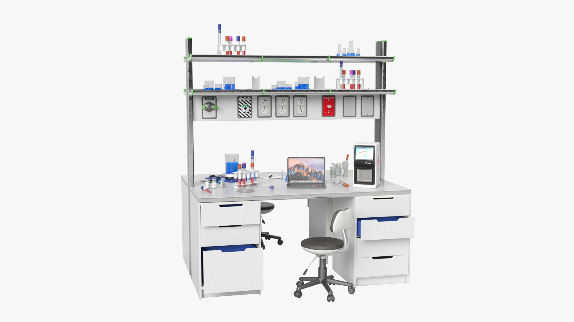 Laboratory Table 3D Model - TurboSquid 1553433