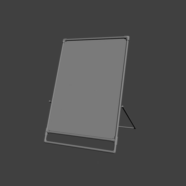 3d sign board set model