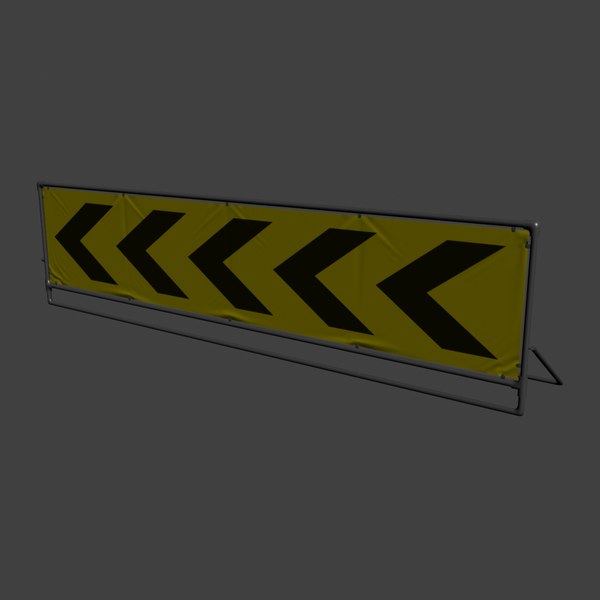 3d sign board set model