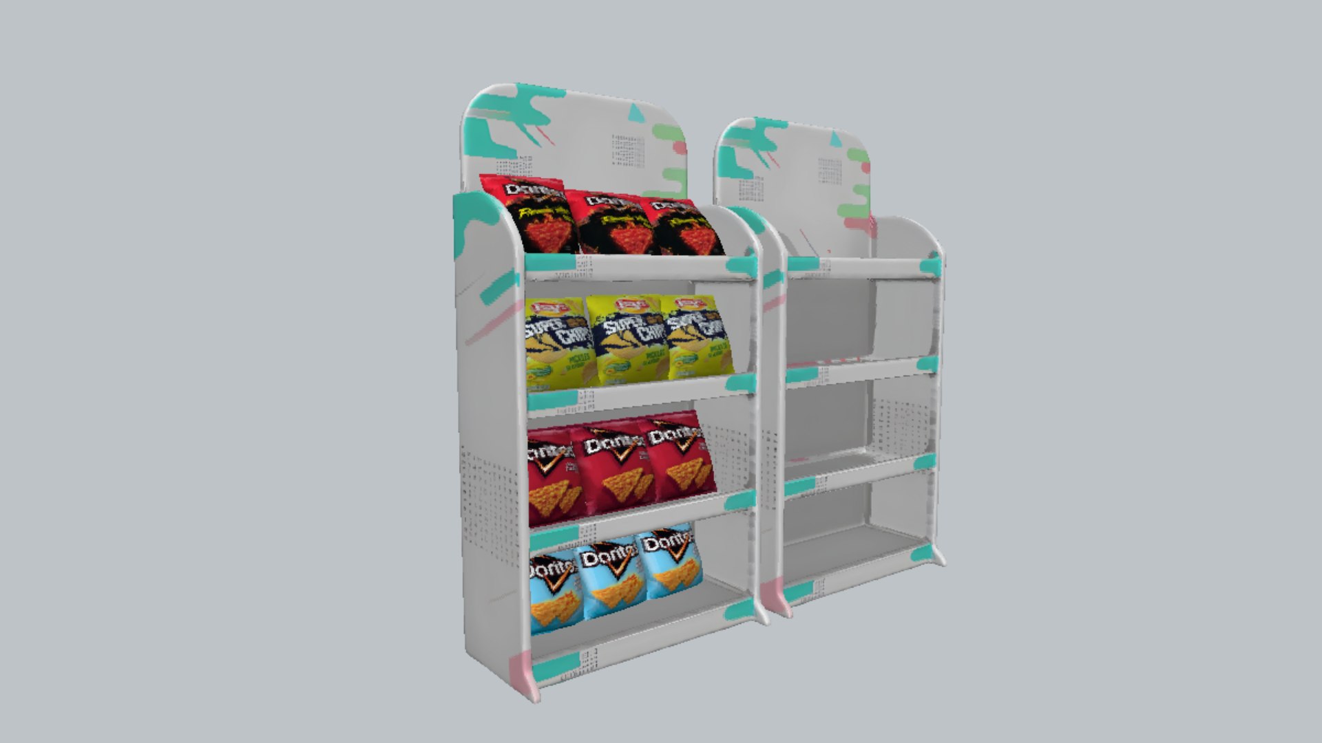 Store Shelf 3D Model 3D Model - TurboSquid 2316378