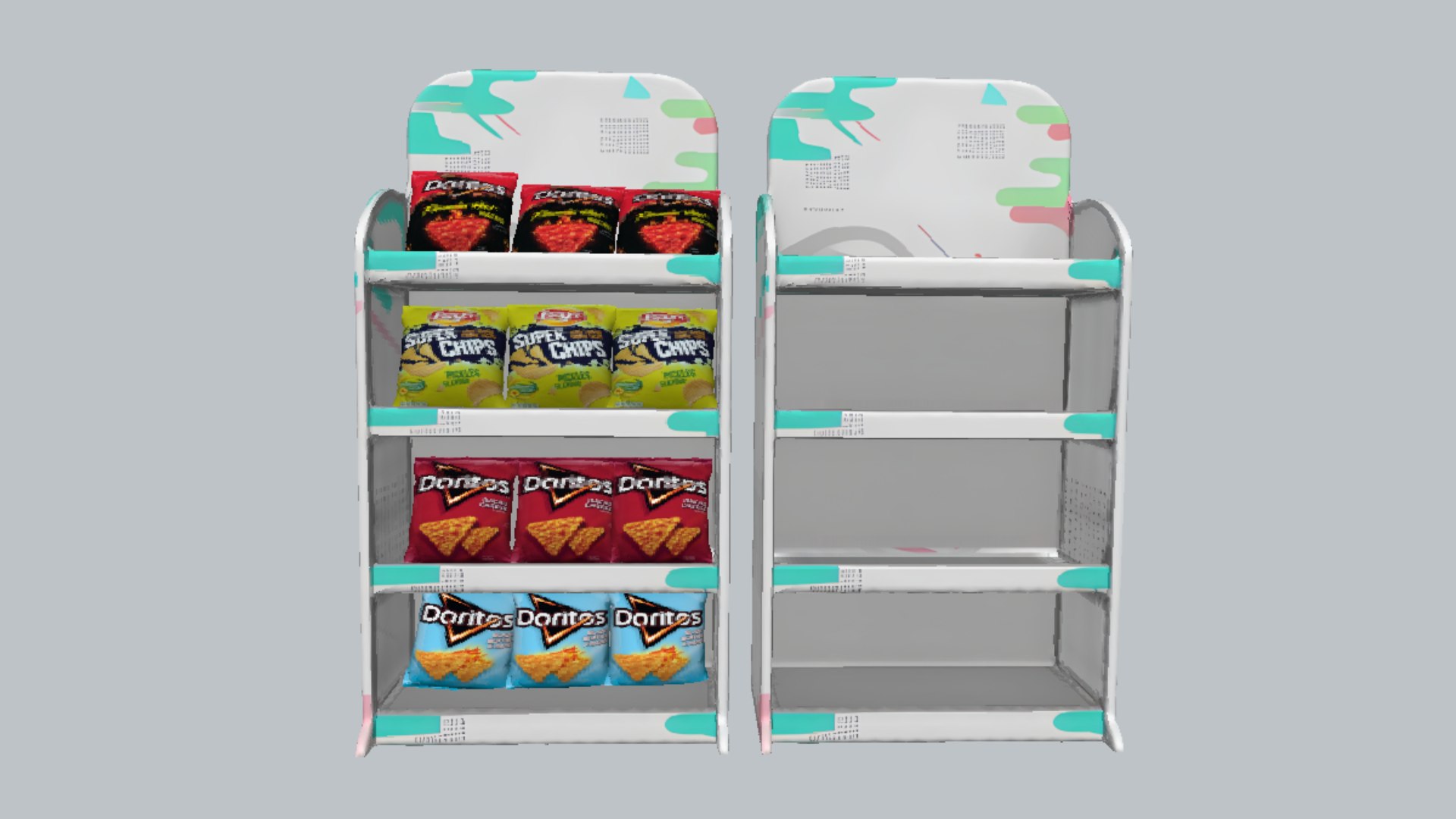 Store Shelf 3D Model 3D Model - TurboSquid 2316378