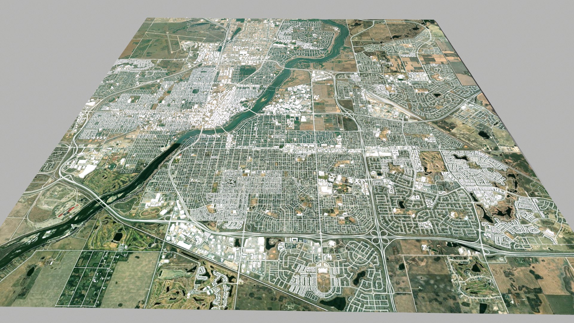 Cityscape Saskatoon Canada 3D Model - TurboSquid 1972623