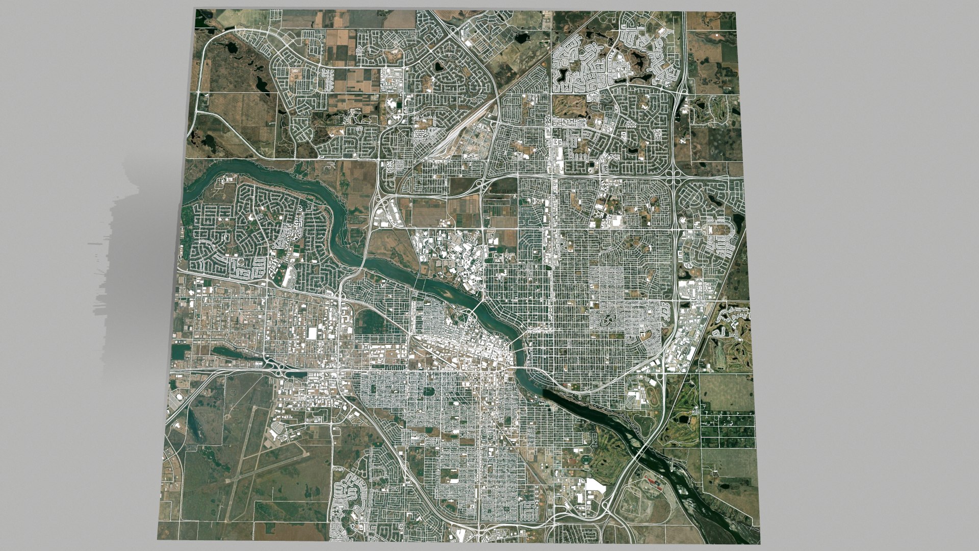 Cityscape Saskatoon Canada 3D Model - TurboSquid 1972623