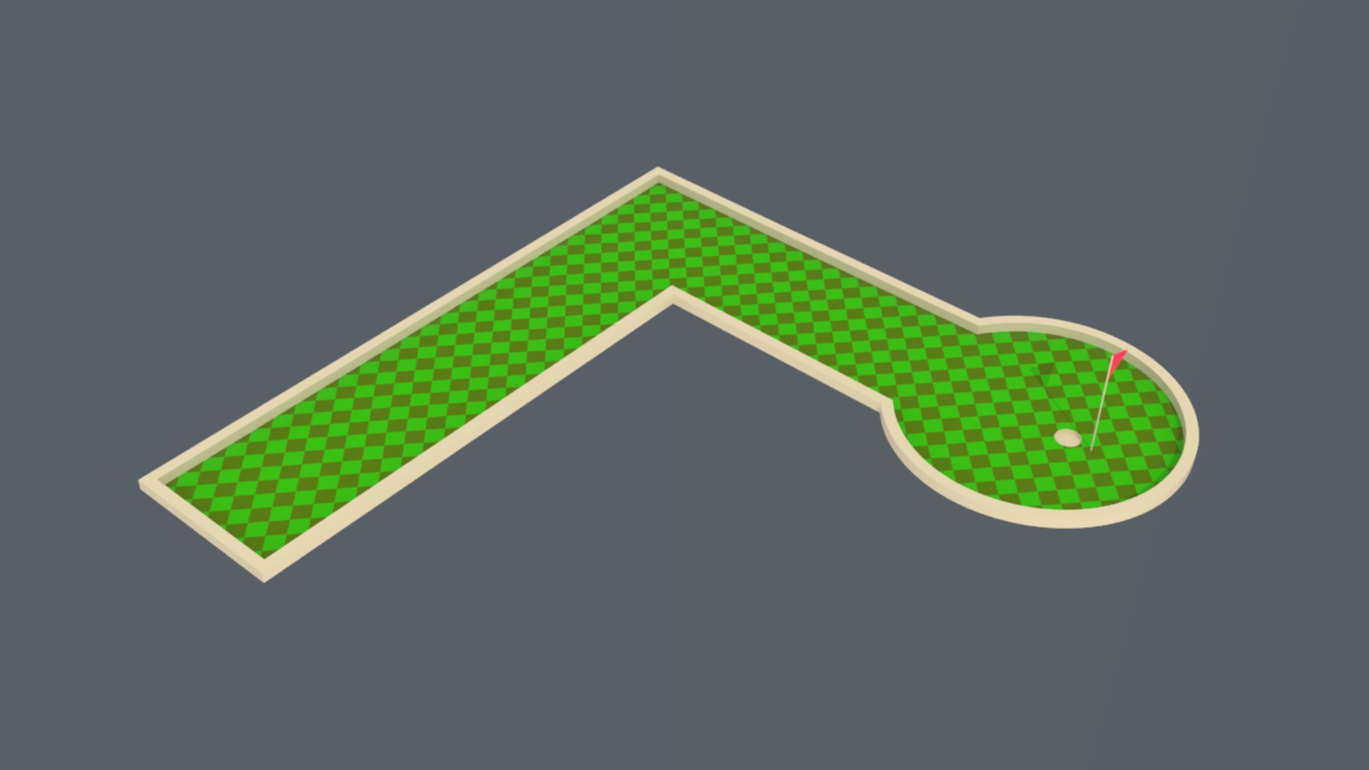 3d Mini Golf Course 3 Model