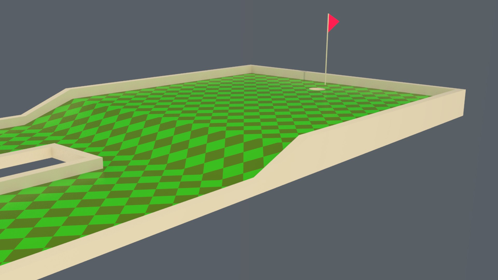 3d Mini Golf Course 3 Model