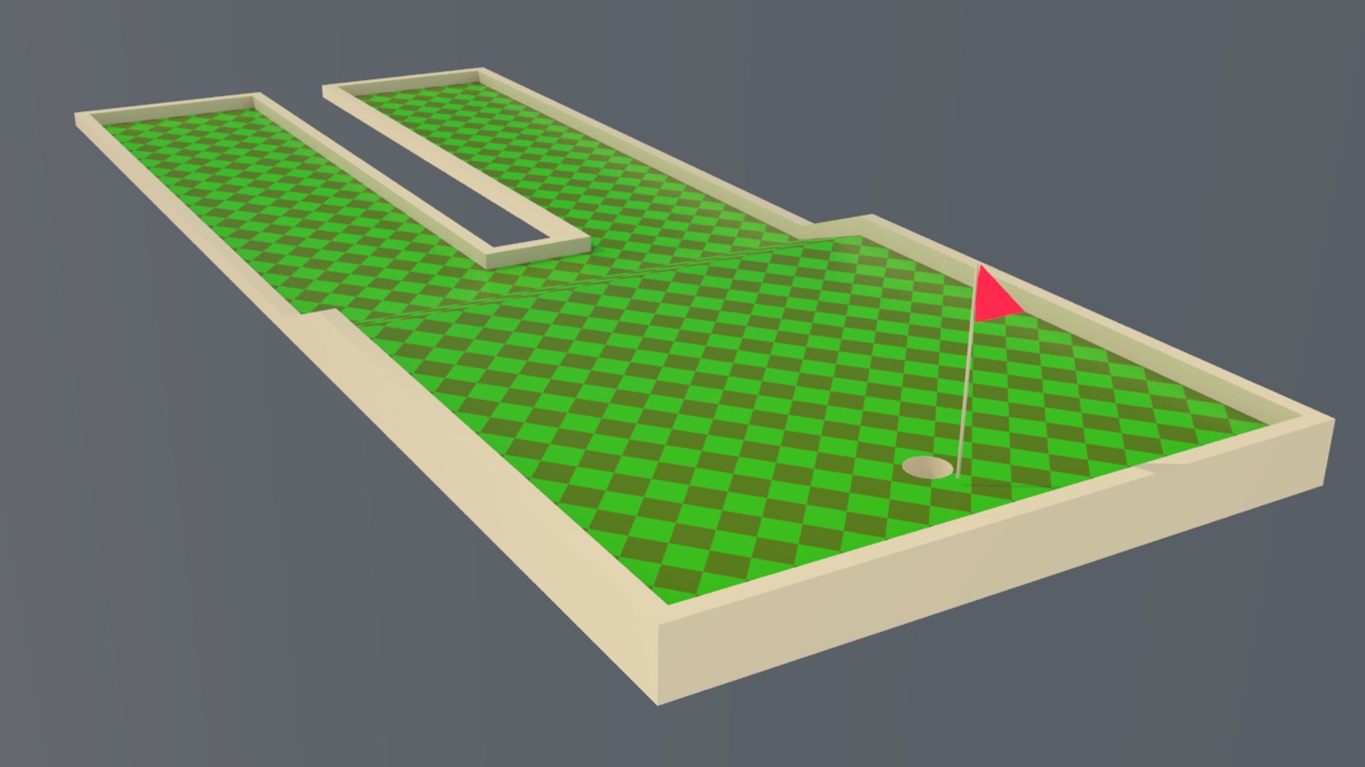 3d Mini Golf Course 3 Model