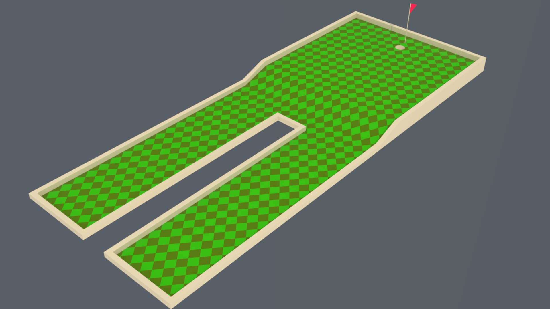 3d Mini Golf Course 3 Model